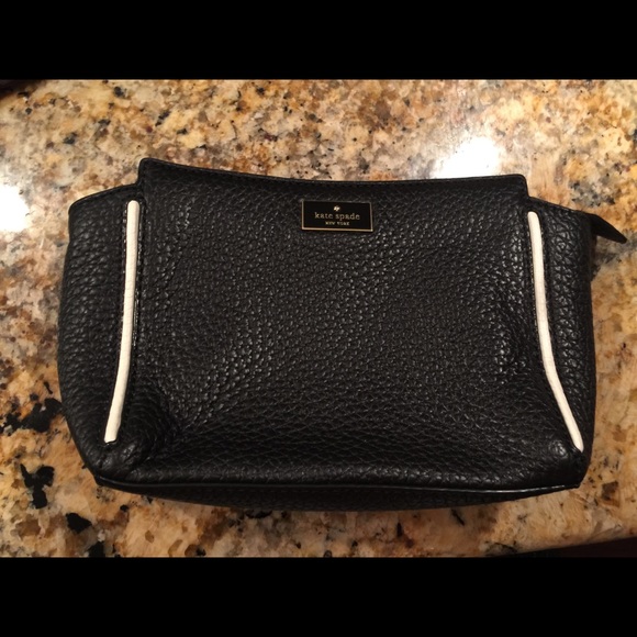 kate spade | Bags | Great Condition Kate Space Black White Clutch ...